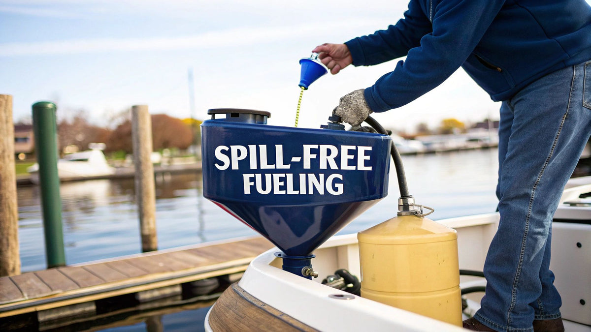 A Boater's Guide to Gas Funnels for Boats – CLiX Fueling