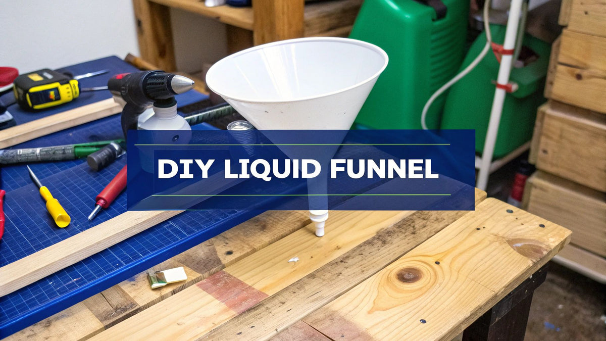 How to Make a Funnel for Liquid From Everyday Items – CLiX Fueling