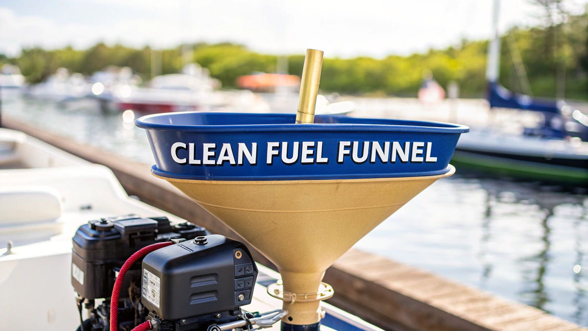 Using a Fuel Funnel With Filter for a Healthy Engine – CLiX Fueling