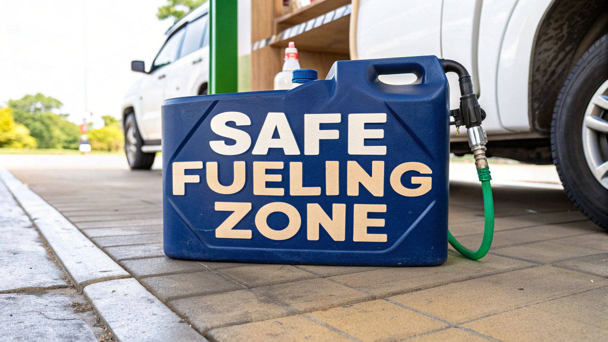 Where Should Portable Gasoline Fuel Tanks Be Filled Safely? – CLiX Fueling