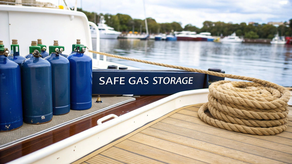 A Boater's Guide To Safe Gas Containers Storage – CLiX Fueling